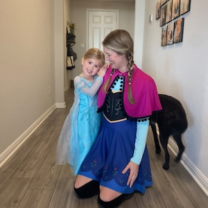 Infant Sized Baby Girl Princess Anna Cloak Cape Larger Sizes, Too ...