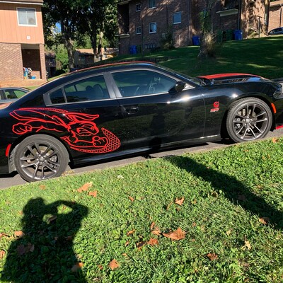 Bumble Bee Angry Bee Decal Kit for 2015-2020 Dodge Challenger Charger ...