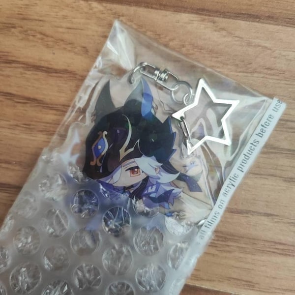 Honkai Star Rail Acrylic Keychain With Sakura Clasp -4 Characters Robin ...