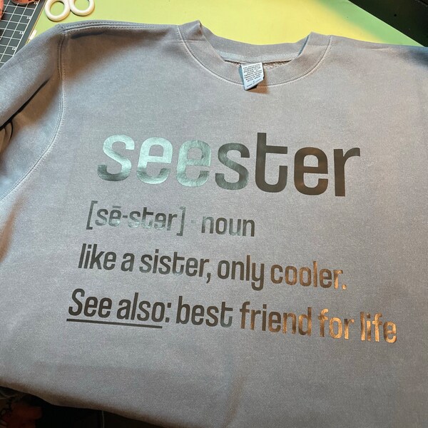 Seester Svg, Seester Noun Svg, Like A Sister Only Cooler Svg, Seester ...