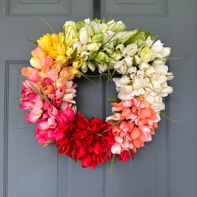 Minimalist Front Door Wreath, Olive Branch Wreath, Farmhouse Wreath ...