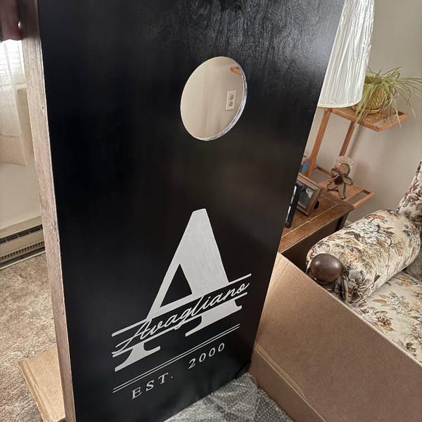 Custom Cornhole Boards - Company Logo - Cornhole Set With Bags ...