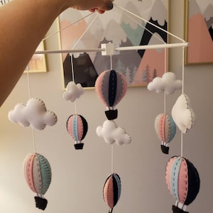 Vintage Baby Mobile Muted Colors Baby Crib Mobile Vintage - Etsy