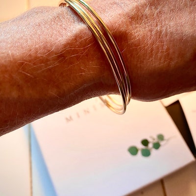 Minimalist Bracelet Gold, Gold Bangle, Bangles, Bangle Bracelet ...