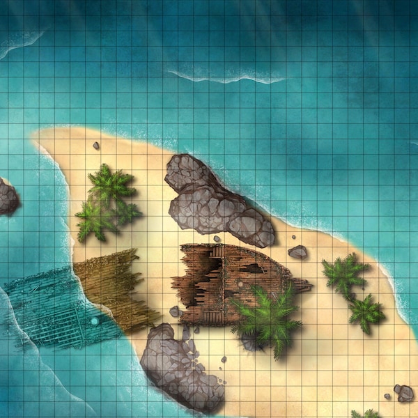 City Battlemap, Dnd Map, City Streets, Town, D&D, Urban, Battlemap, RPG ...