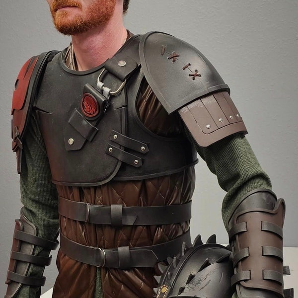 Hiccup Armor Da HTTYD2 - MODELLO Armatura + Casco TUTORIAL Costume ...