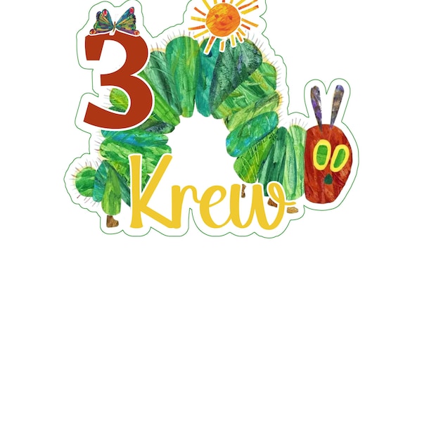 Very Hungry Caterpillar Printable Banner, Eric Carle Theme Party ...