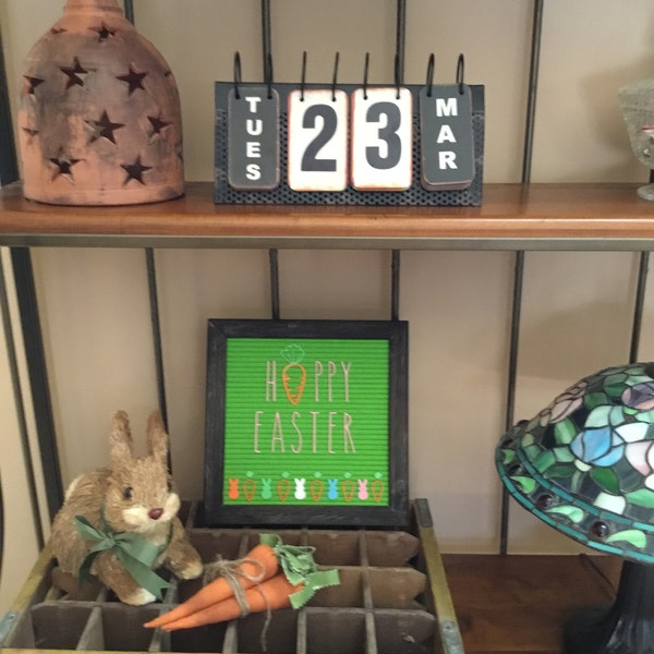 Happy Easter Letter Board Icons - 3D Printed Easter Decor - Etsy