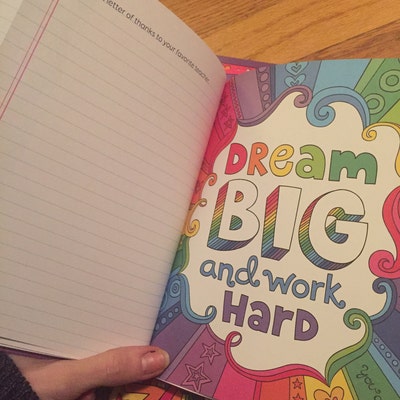 GUIDED WRITING JOURNAL, Notebook Doodles Go Girl Inspiring Writing ...