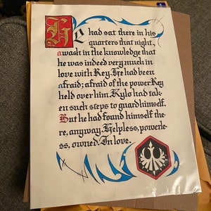 Custom Calligraphy Commissions - Etsy