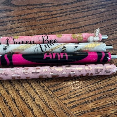Custom Rhinestone Pens. Bling Pen. Custom Gel Pens. - Etsy