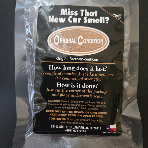 Luxury New Car Smell: Original Factory Scent - Etsy