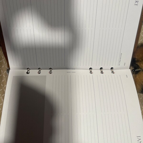 Lined Notes - PRINTED - Planner Inserts & Agenda Refill - A5 / Personal ...