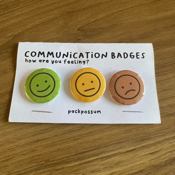 Communication Badges - for Autistic Adults and Children / AAC ...