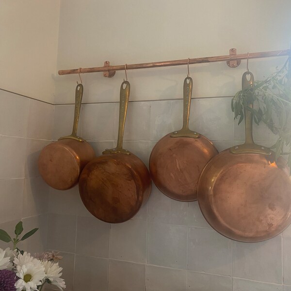Copper Pot Rail, Copper Pot Rack - Etsy