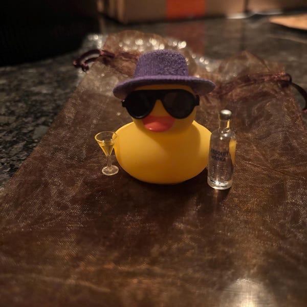 Rubber Duck: Customizable With Any Drink - Etsy
