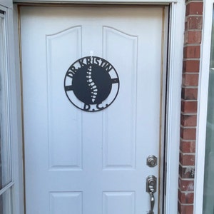 Personalized Chiropractic Sign, Chiropractor Sign, Chiropractor Gift ...