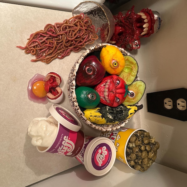 HALLOWEEN Horror Prop Realistic Life Size Flesh With Eye - Etsy