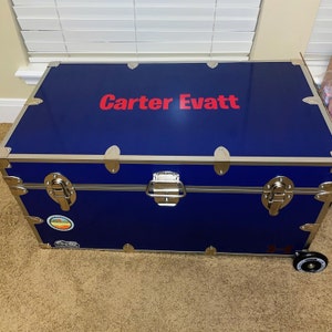 Custom Camp Trunk Vinyl Decal. Summer Camp Gear. Footlocker. | Etsy