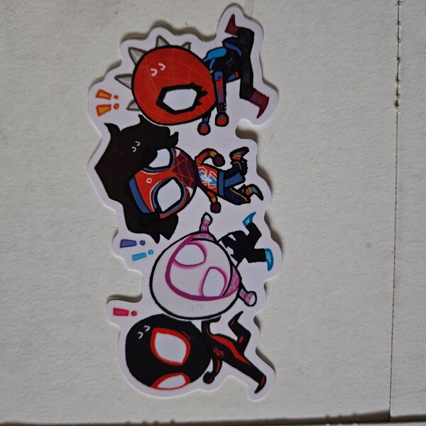 Assorted Spiderverse Vinyl Stickers - Etsy