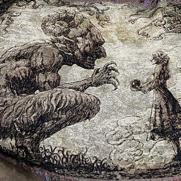 Lord of the Rings Thorin's Woven Blanket Bilbo Baggins Tapestry Throw ...