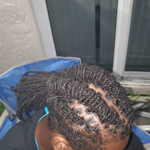 100 LOCS Standard Loc Extensions Handmade 100% Human Hair - Etsy