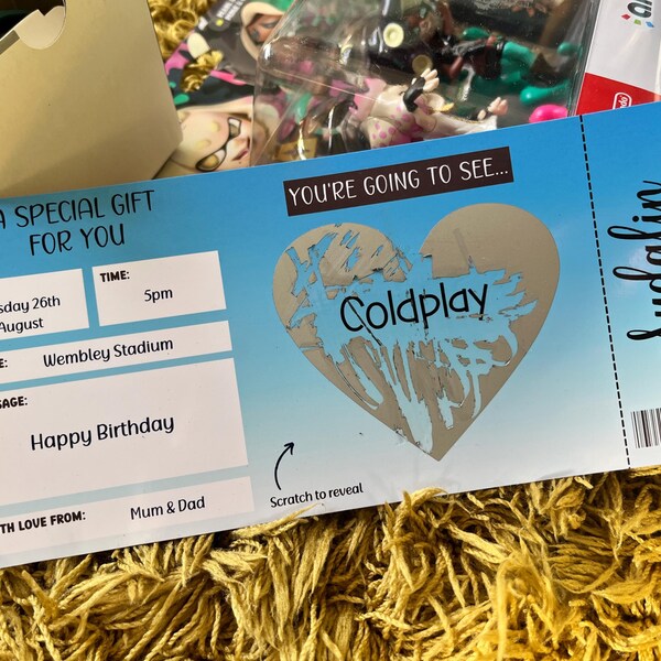 Birthday Scratch Card, Surprise Scratch Card, Birthday Surprise ...