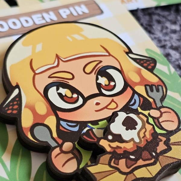 Splatoon Side Order Enamel Pins - Etsy