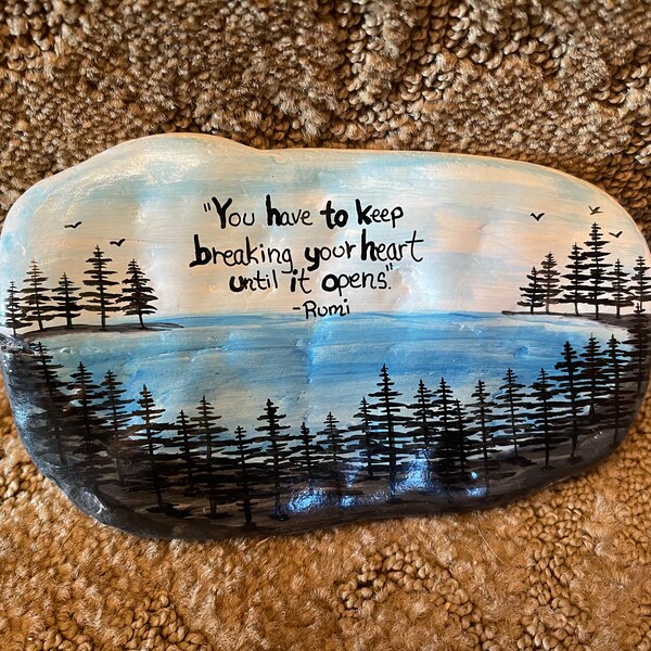 Elk Stone Painting. Spirit Animal. Unique Gift. - Etsy