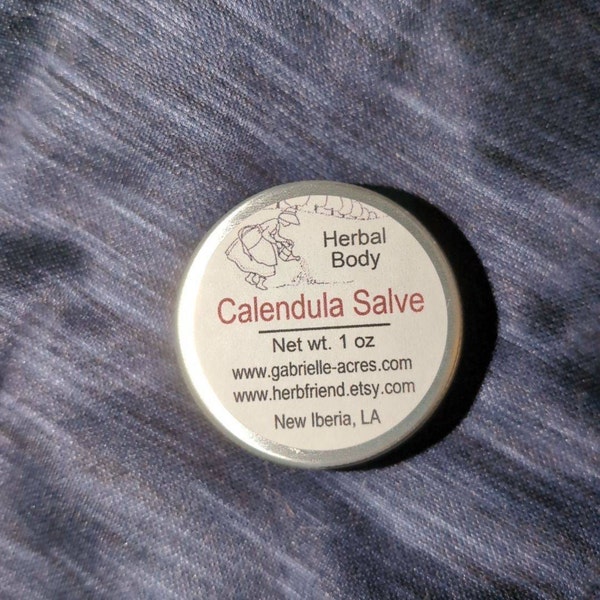 Calendula Salve. Calendula Infused Herbal Balm, Organic Ingredients ...