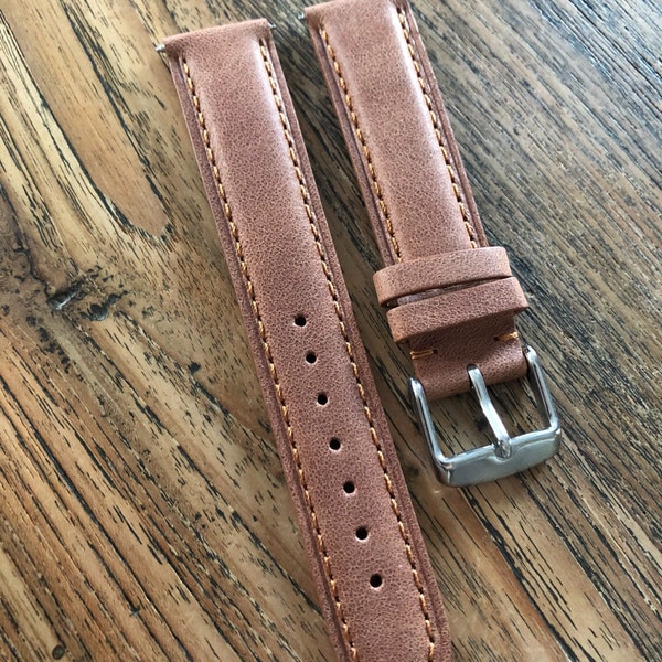 18mm 19mm 20mm 21mm 22mm 24mm Genuine Leather Watch Strap Band TWISTER ...