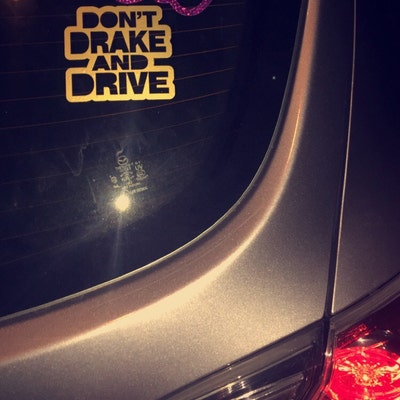 Drake Dancing Pose Inspired Vinyl Decal Sticker Window Decal Laptop ...