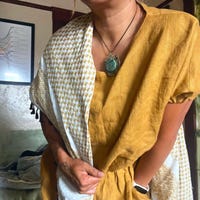 Florist Apron. Handmade Smock for Garden. Linen Apron. Full Apron ...