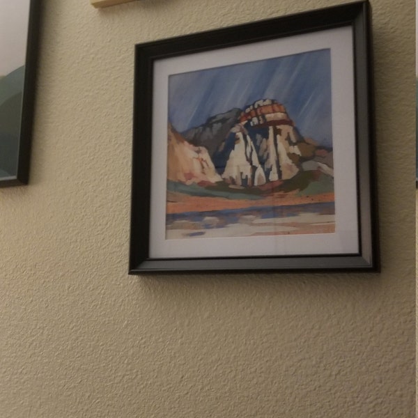 Red Rocks Print - Bridge Mountain - Red Rock Canyon Print - Nevada ...