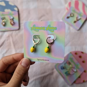 6pcs Real 18K Gold Plated Enamel Mango Charm,gold Initial Charm ...