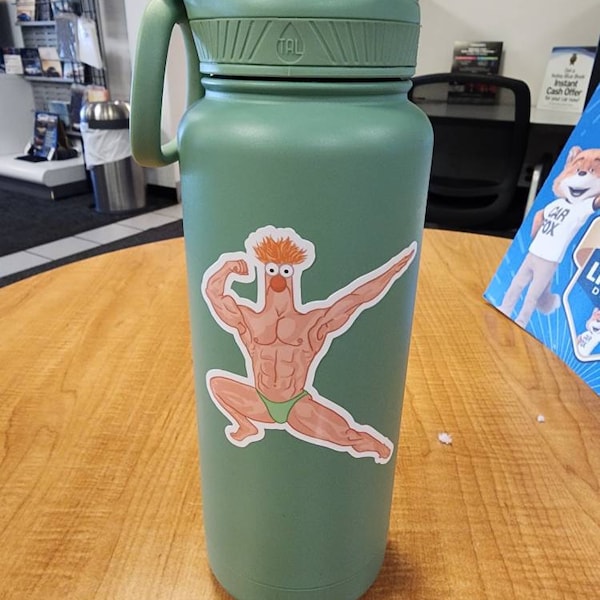 Buff Beaker Stickers | Original Vinyl Sticker Water Bottle Laptop Decal ...