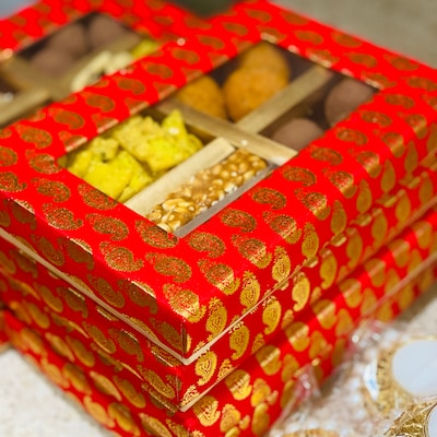 New RECTANGULAR WINDOW Gift Boxes,indian Weddings, Diwali Gift, Fancy ...