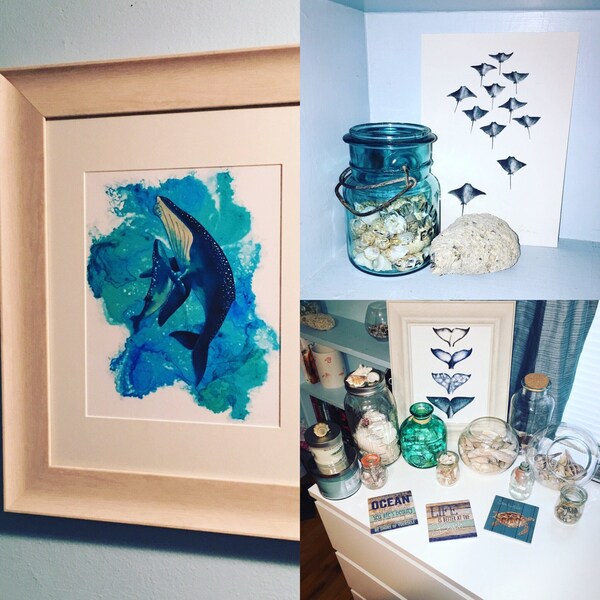 Mermaid Rising Painting Instant Download, Mermaid Digital Download ...