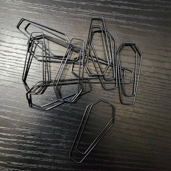 Coffin Paperclips, Spooky Cute, Goth - Etsy