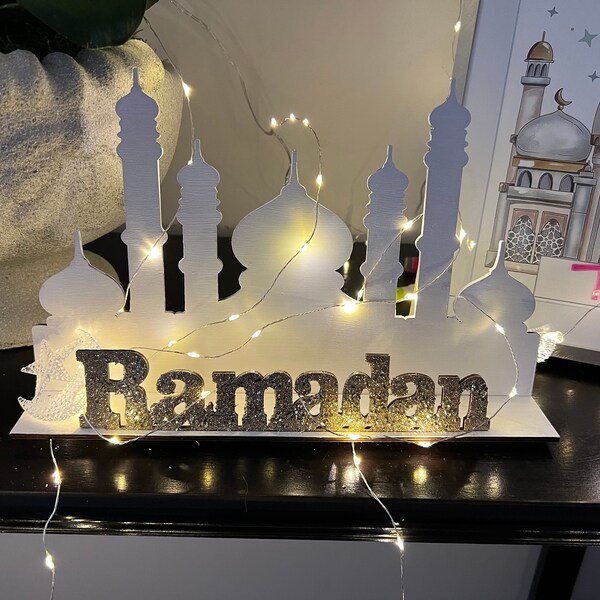 Wood Ramadan Sign Ramadan Decoration Ramadan Kids Activity DIY Ramadan ...