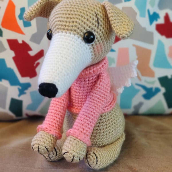 Greyhound, Crochet Greyhound, Greyhound Crochet Pattern, Crochet ...