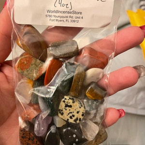 Assorted Mix Tumbled Stones: SMALL MEDIUM or LARGE Sizes | Etsy