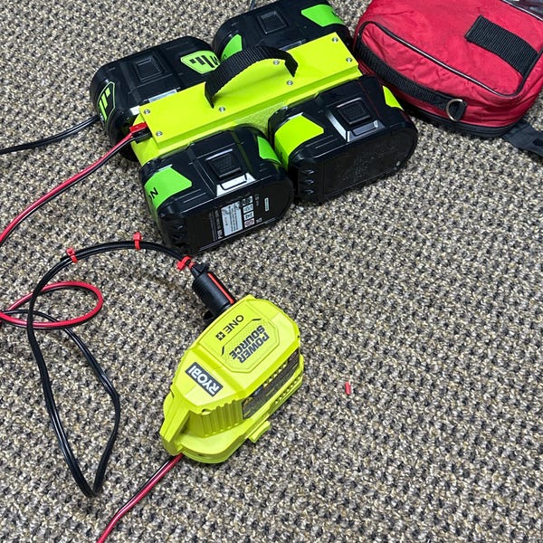 18v Dual Battery Storage-carrying Case, Compatible With Ryobi - Etsy