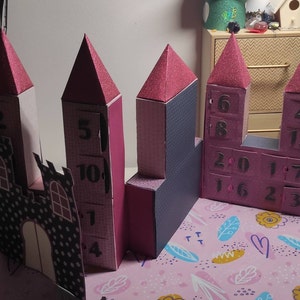 SVG Advent Calendar Castle Incl. Video Tutorial Plotter File - Etsy UK