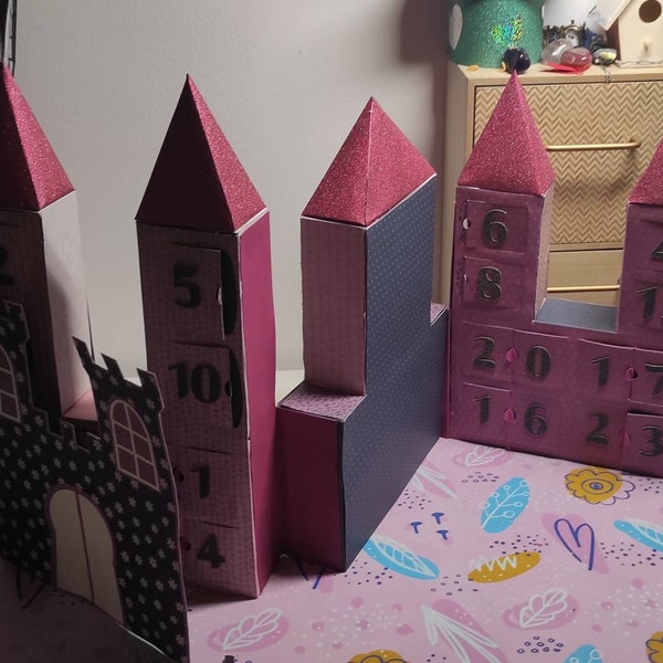 SVG Advent Calendar Castle Incl. Video Instructions Plotter File ...