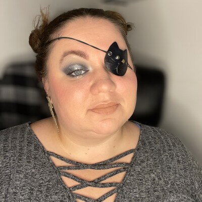 Gold Small Eyepatch Cosplay Slim Eye Patch for Men Left Eye - Etsy