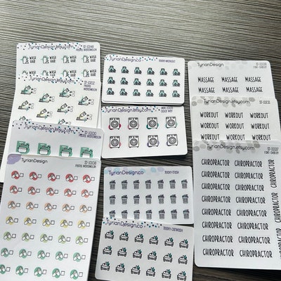 Appointment With Time Sticker for Planners and Journals. Clear or White ...