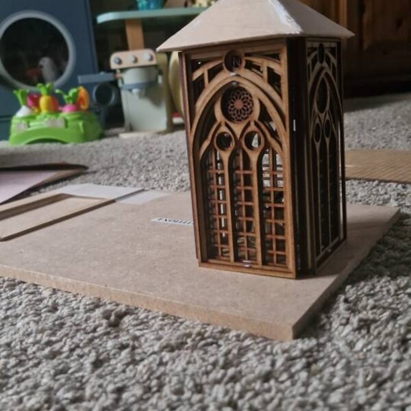 Set of Four 3D Georgian MDF Windows 5 Layers - Etsy