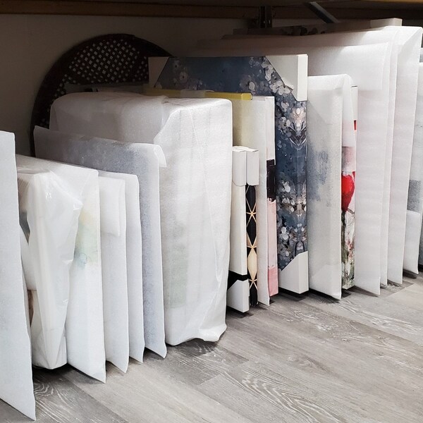 Art Storage Rack Wooden Dowel for Framed Art, Picture Frame, Canvas ...