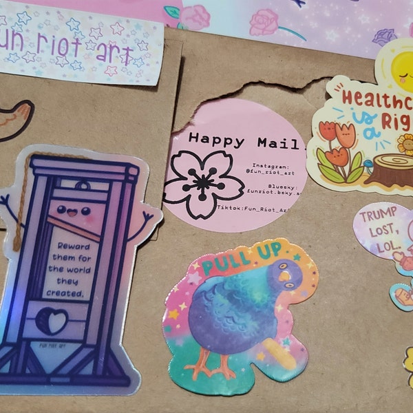 Guillotine Sticker Reward Them for the World They Created Holographic ...